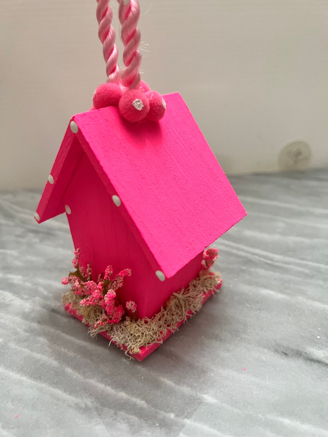 Decorative Birdhouse - “hot Pink” - Etsy