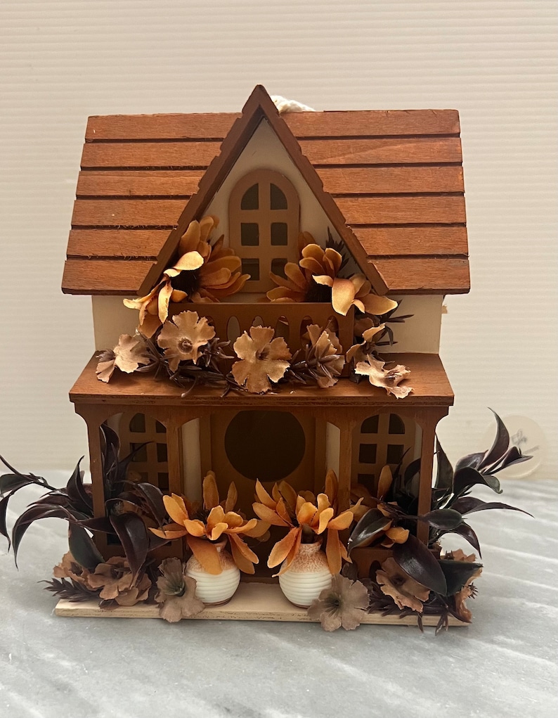 Decorative Birdhouse - “harvest Colonial” - Etsy