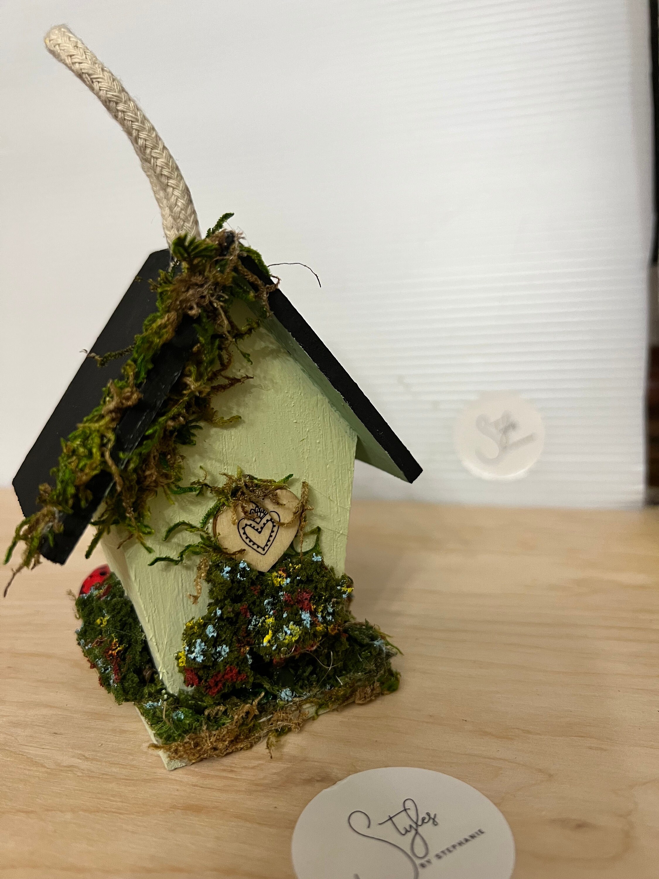 Decorative Birdhouse - “ladybug Garden” - Etsy