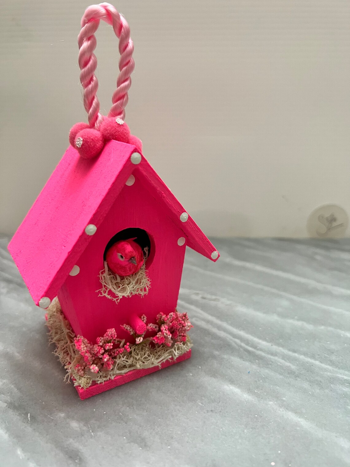 Decorative Birdhouse - “hot Pink” - Etsy