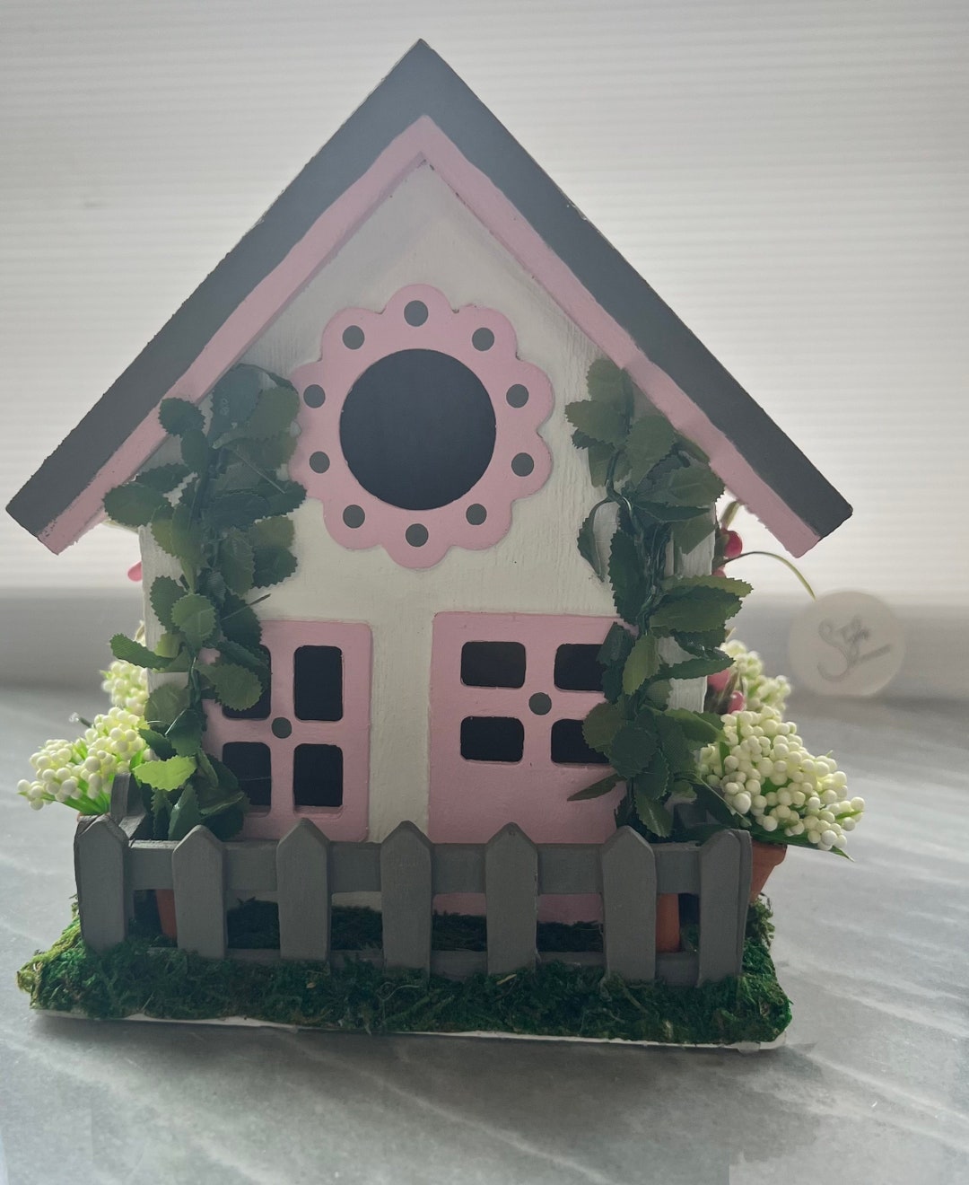 Decorative Birdhouse - “pink Countryside” - Etsy
