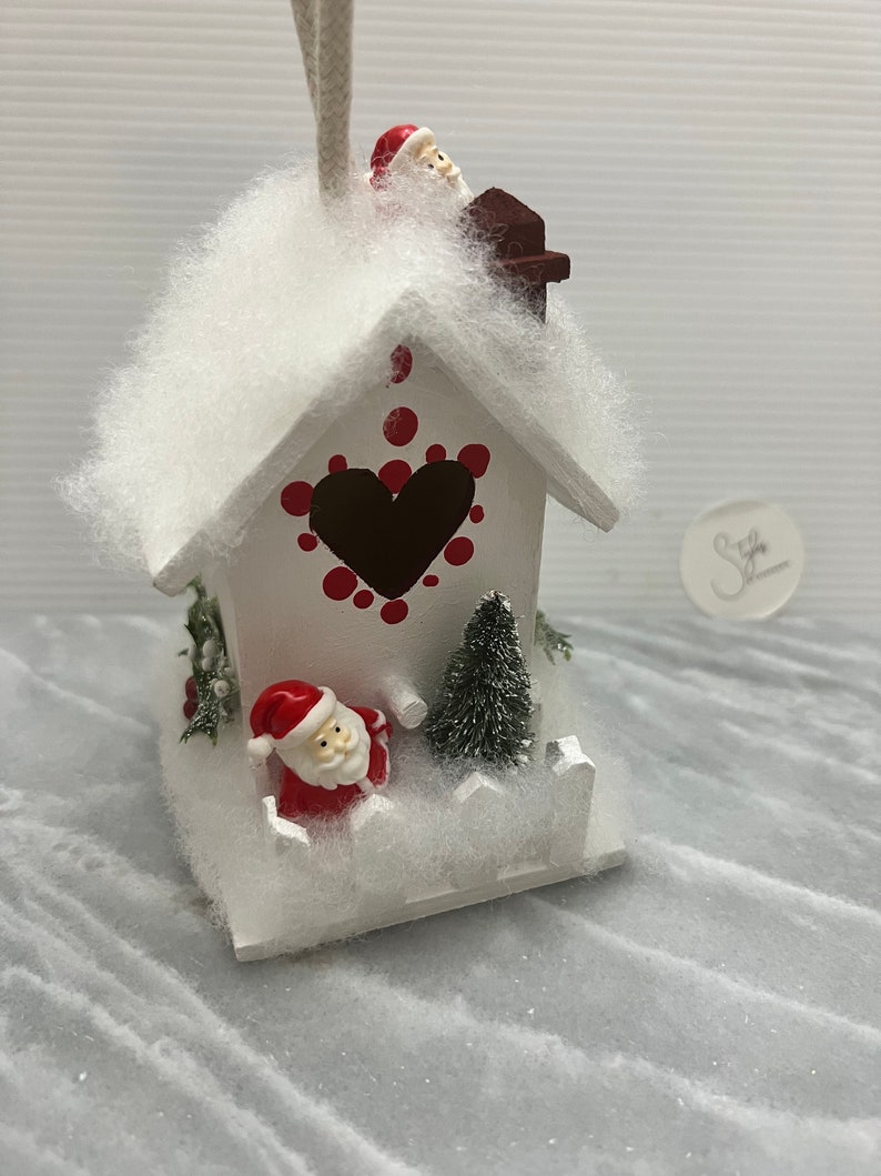 Decorative Birdhouse - “santa’s Cottage” - Etsy