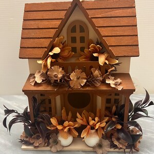 Decorative Birdhouse - “harvest Colonial” - Etsy