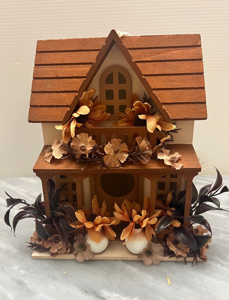 Decorative Birdhouse - “harvest Colonial” - Etsy