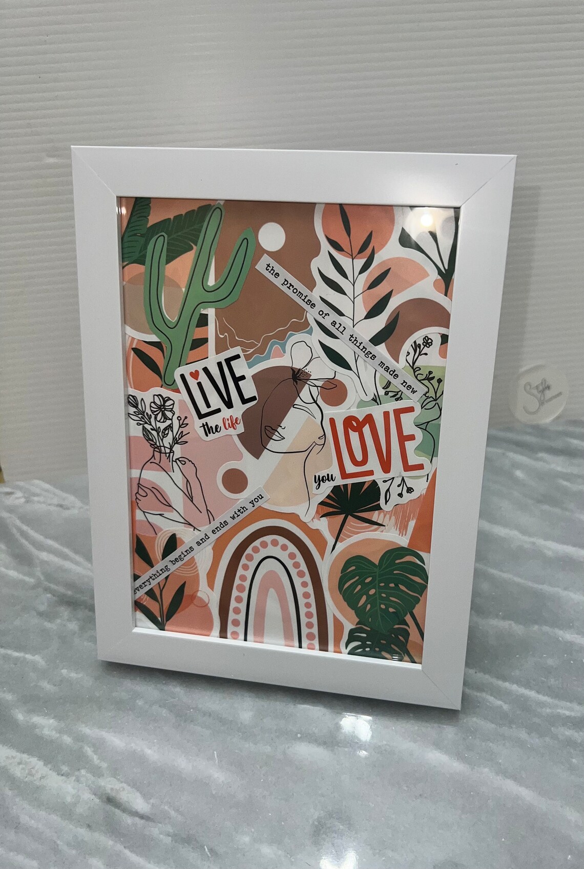 Inspo Frames - “live the Life You Love” - Etsy