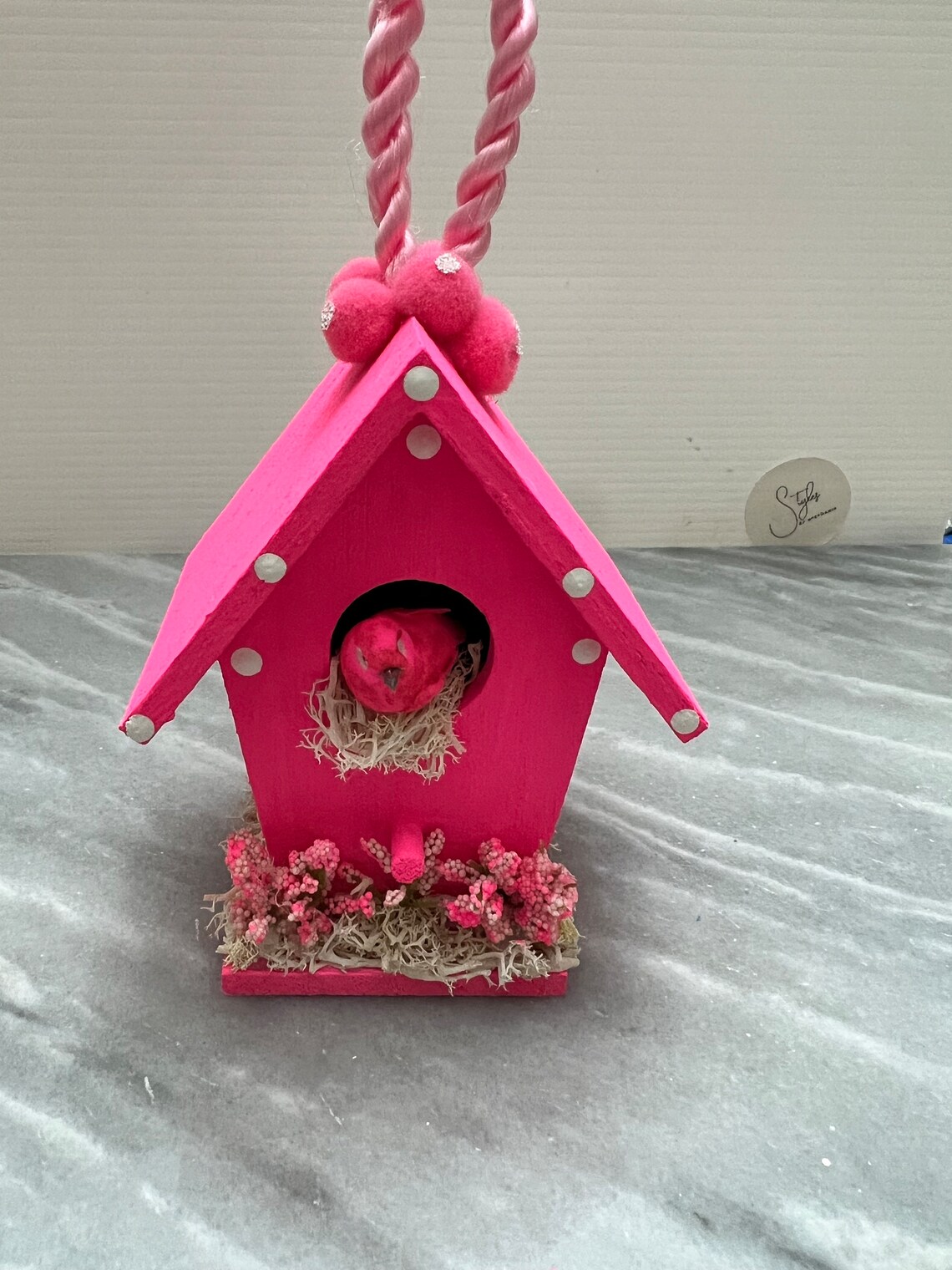 Decorative Birdhouse - “hot Pink” - Etsy