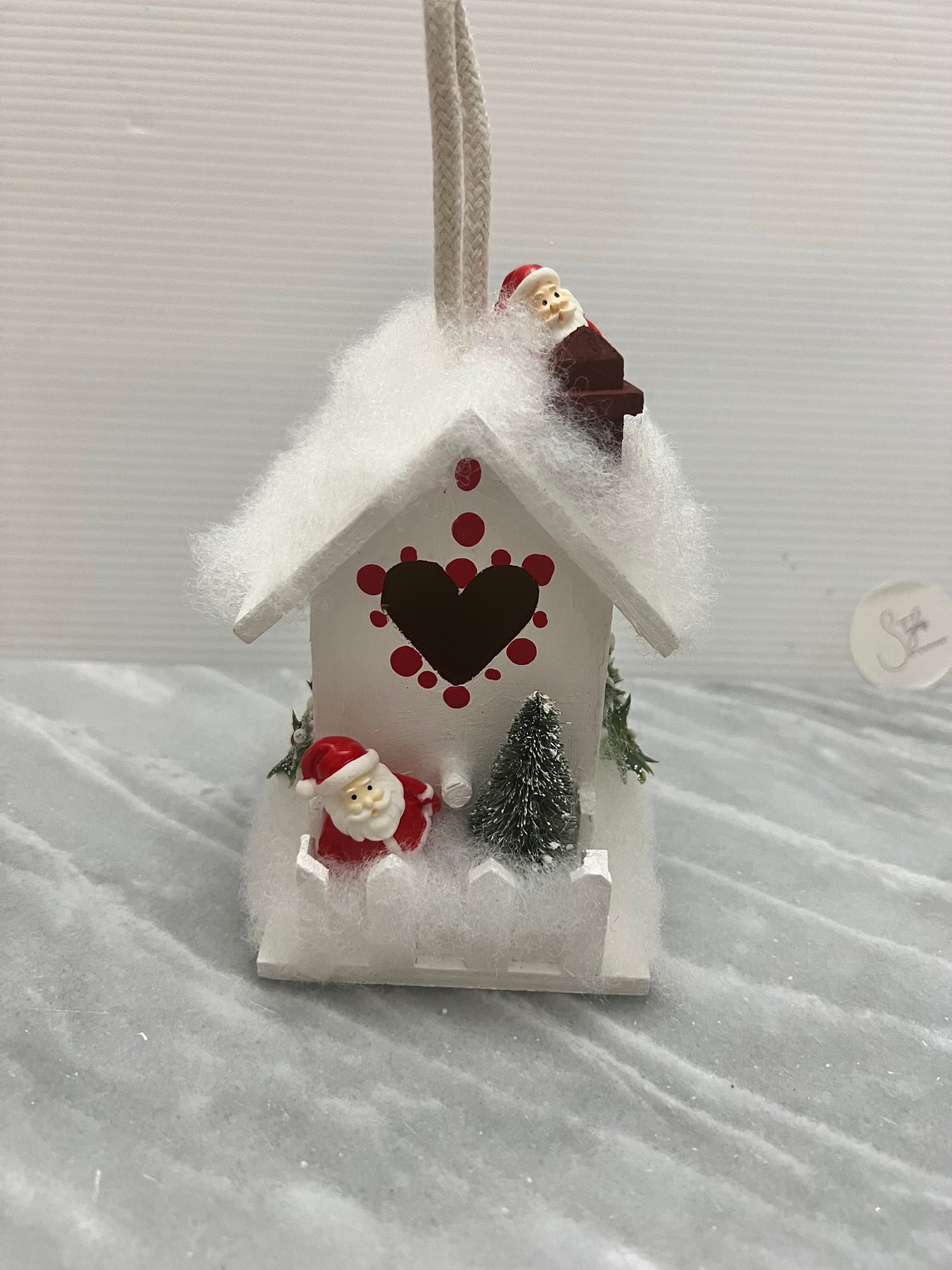 Decorative Birdhouse - “santa’s Cottage” - Etsy