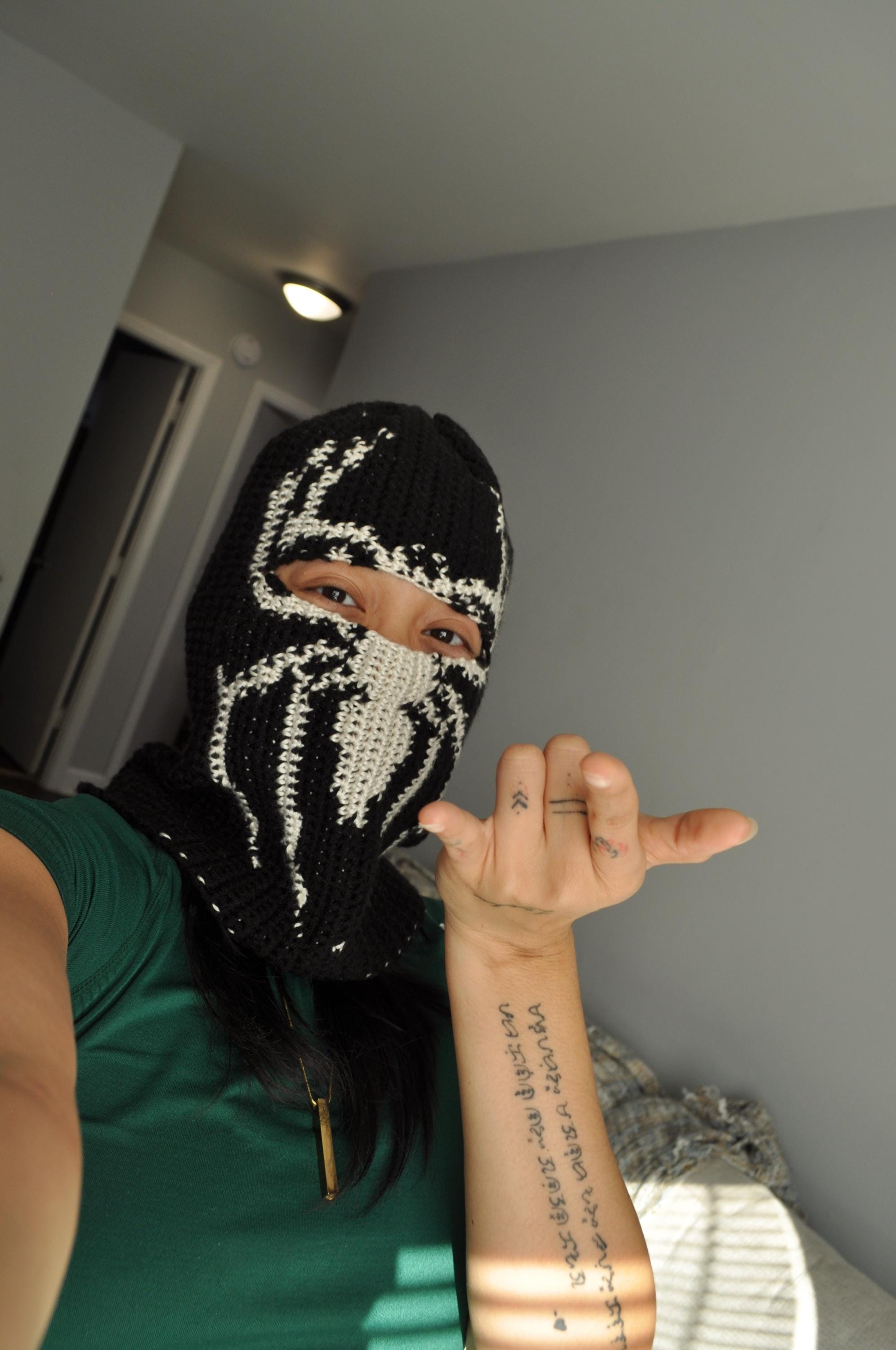 Handmade Crochet Skii Mask Beanie - Etsy