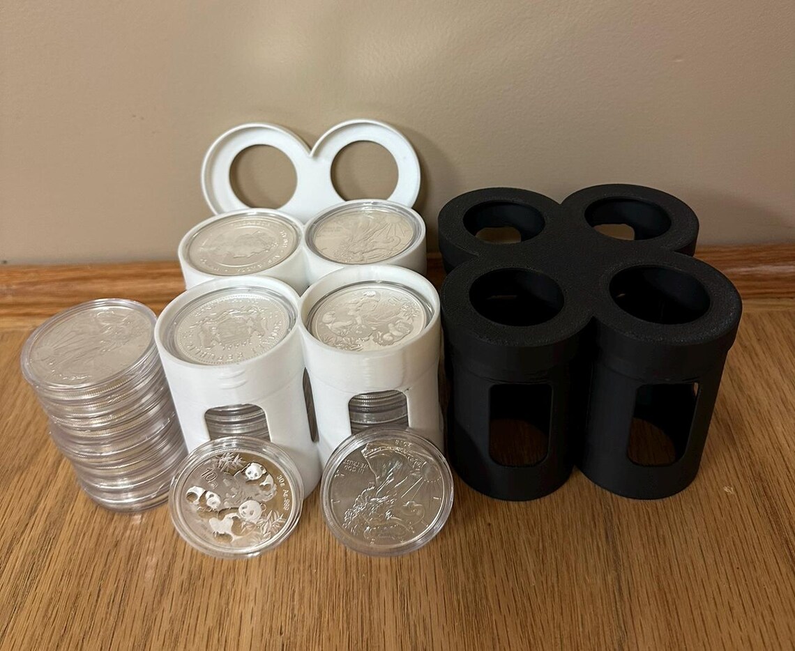 Silver Coin Organizer (up to 40 1oz Coins) - Etsy