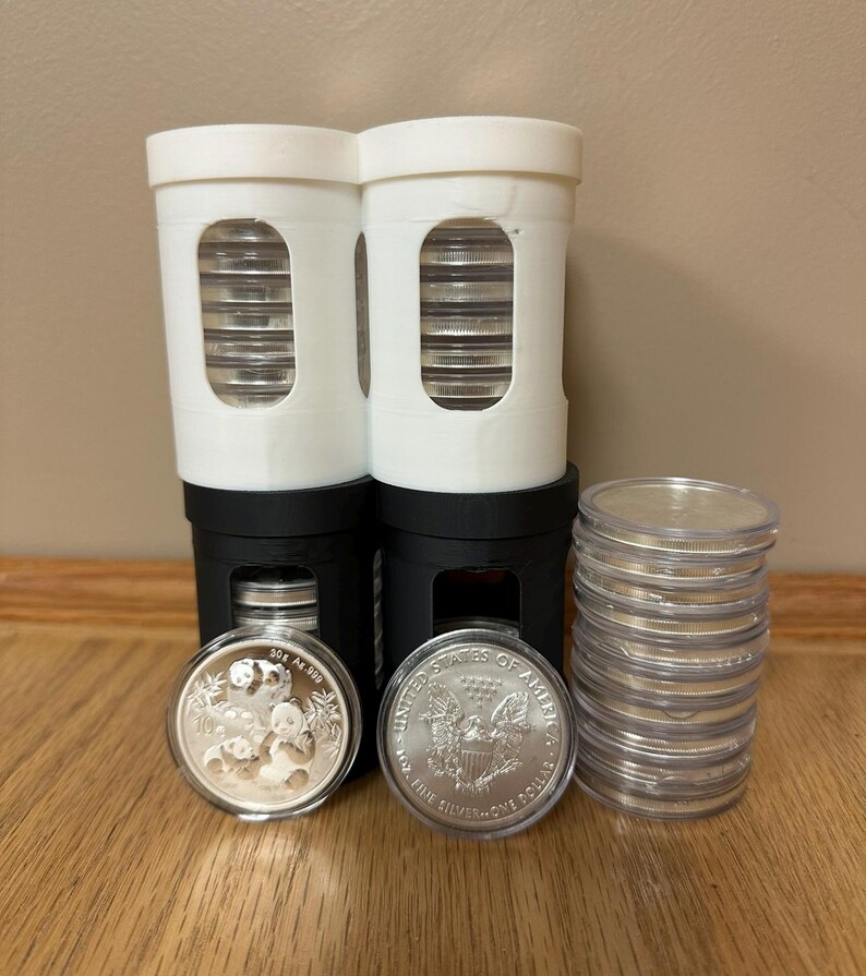 Silver Coin Organizer (up to 40 1oz Coins) - Etsy