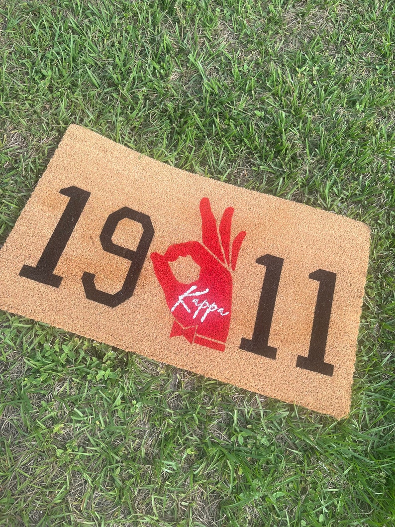 Kappa Alpha Psi Paraphernalia | Fraternity Doormat | Founders Day 1911 ...