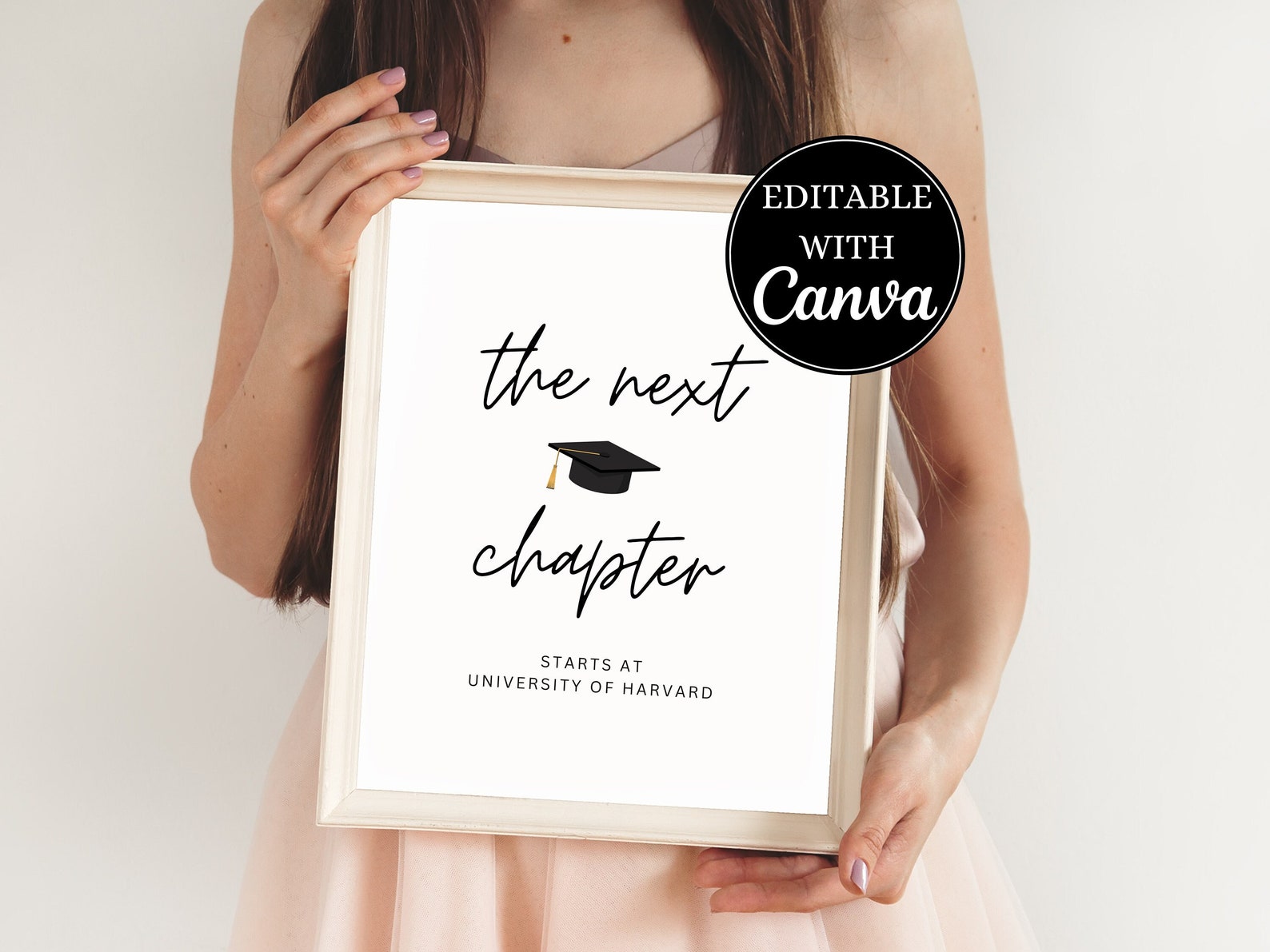 The Next Chapter Sign, Graduation Party Sign, Class of 2024, Editable ...