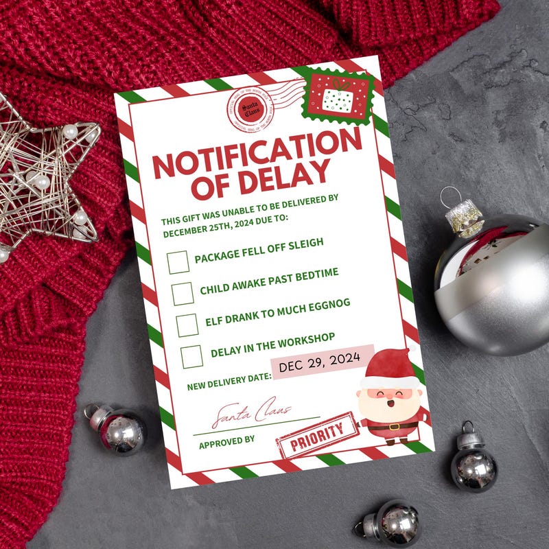 Delayed Gift Notice - 60+ Gift Ideas for 2025