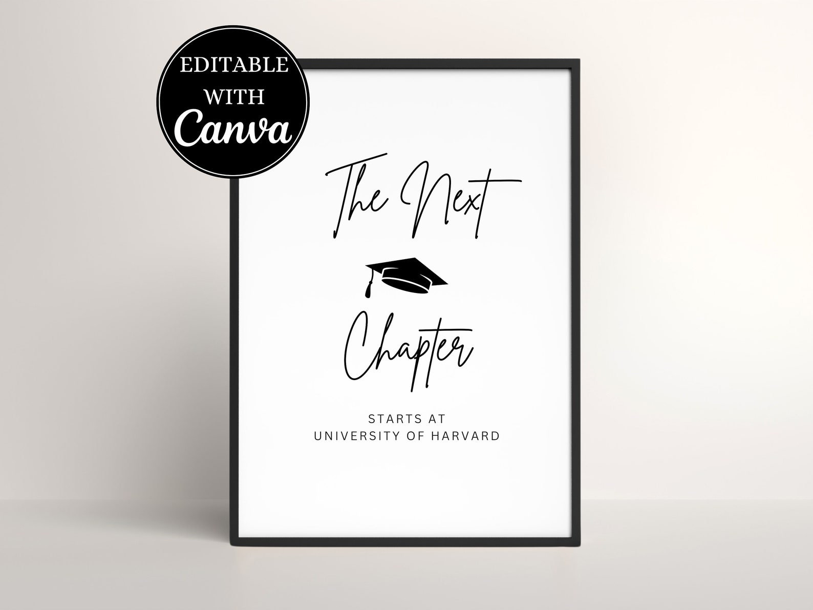 The Next Chapter Sign Template, Graduation Sign, College Sign ...