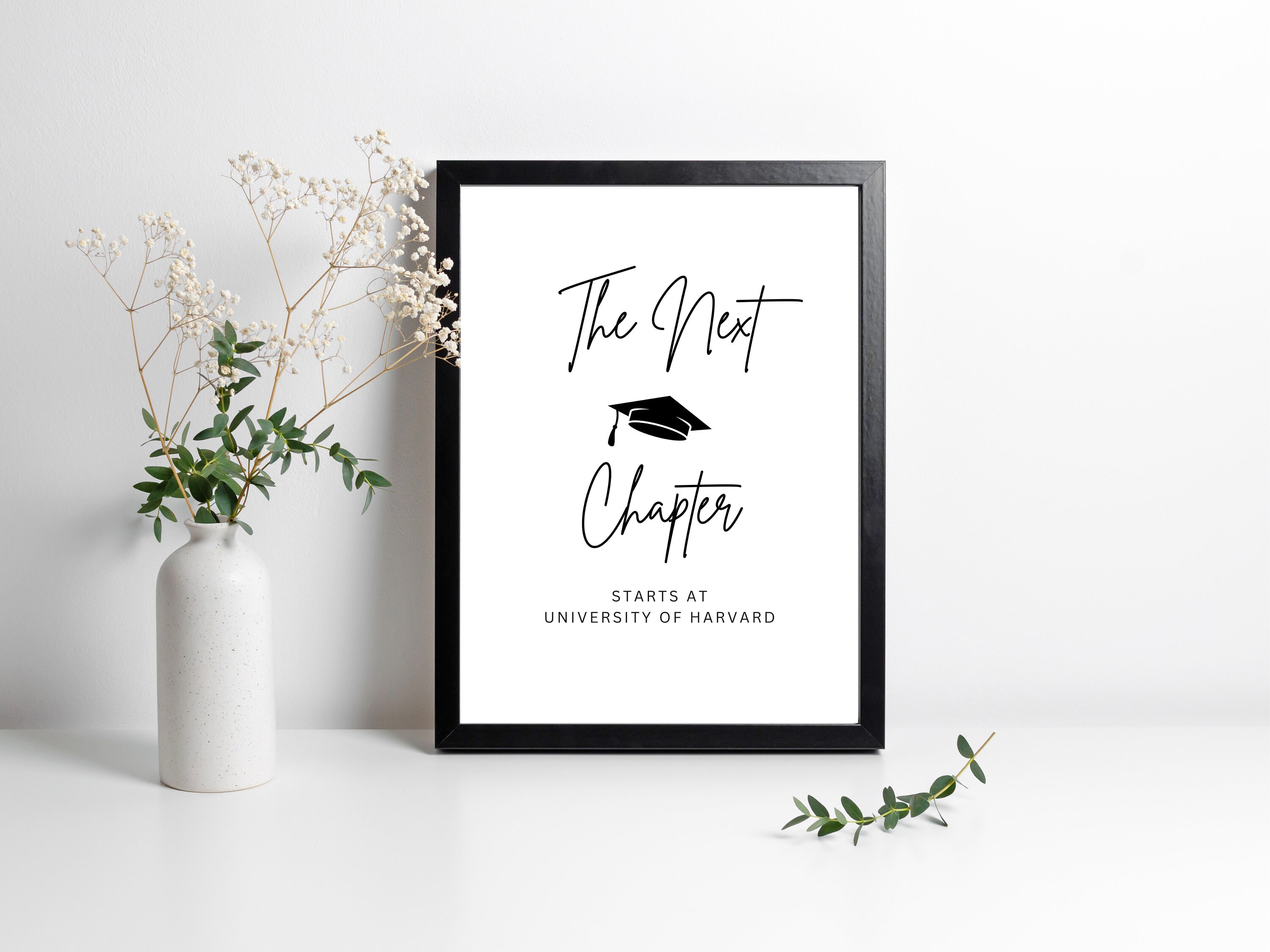 The Next Chapter Sign Template, Graduation Sign, College Sign ...