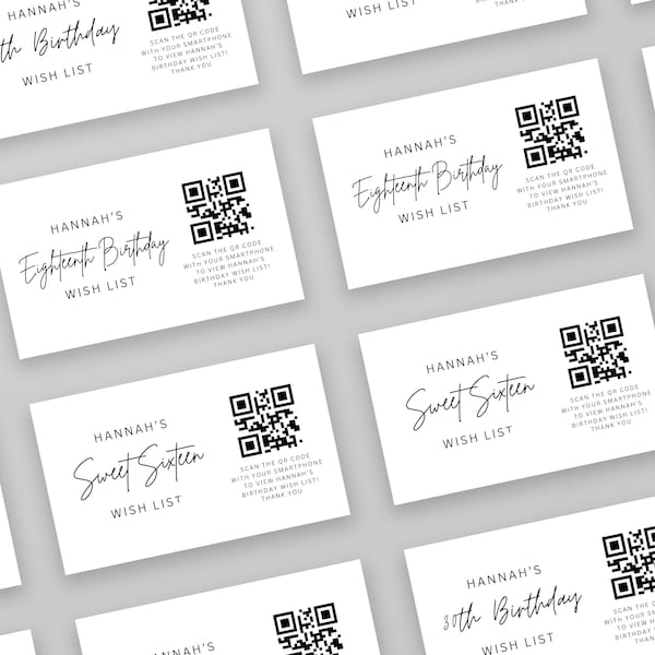 Birthday Card Insert Template - Etsy