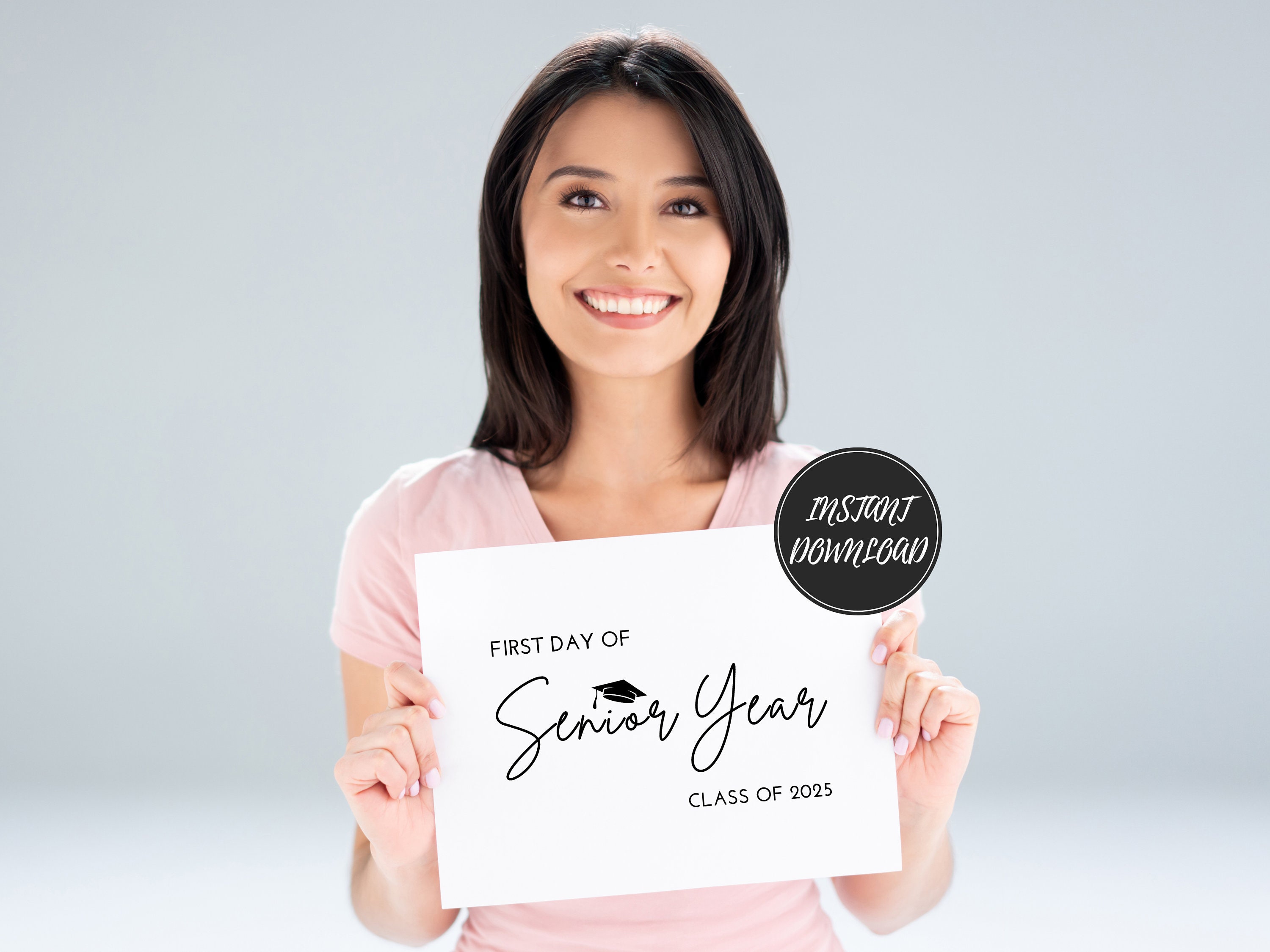 Senior Year Sign: First Day of School Photo Prop (instant Download) - Etsy