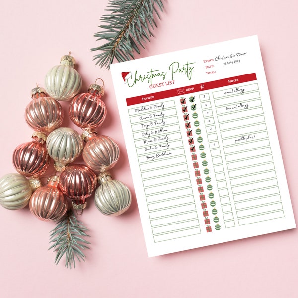 Guest List - Etsy