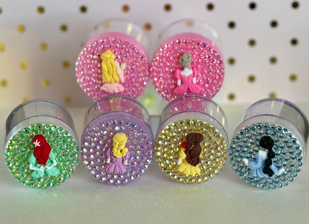 Disney Princess inspired Beauty Jars, Travel Containers Set, Makeup ...