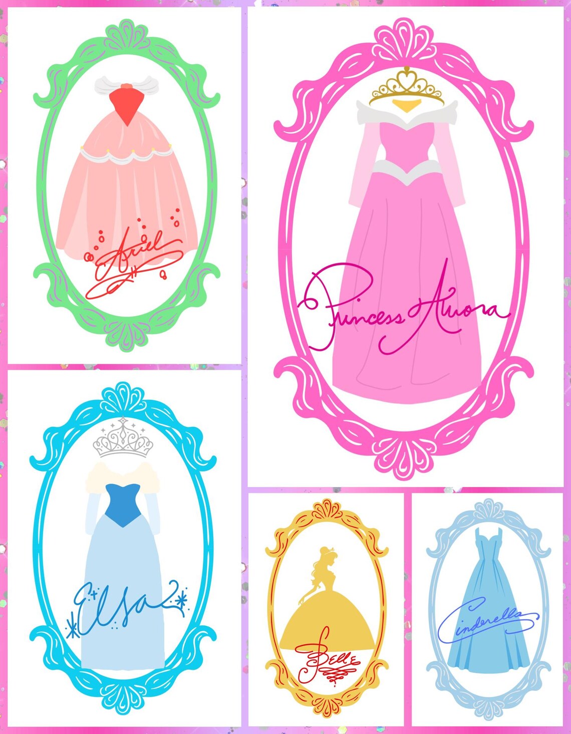 Fairytale Princess Coquette PNG Bundle - Dreamy Bow Clipart for ...