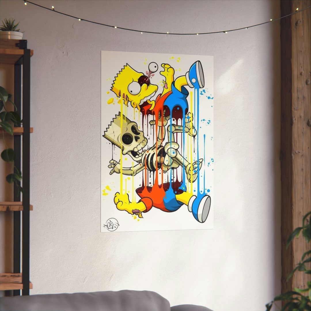 Gamer.bart Simpson Matte Vertical Posters - Etsy