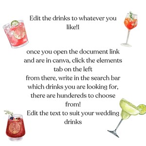 Etsy Bar Sign, Cocktail Bar Sign, Signature Cocktail Bar Sign, Wedding ...
