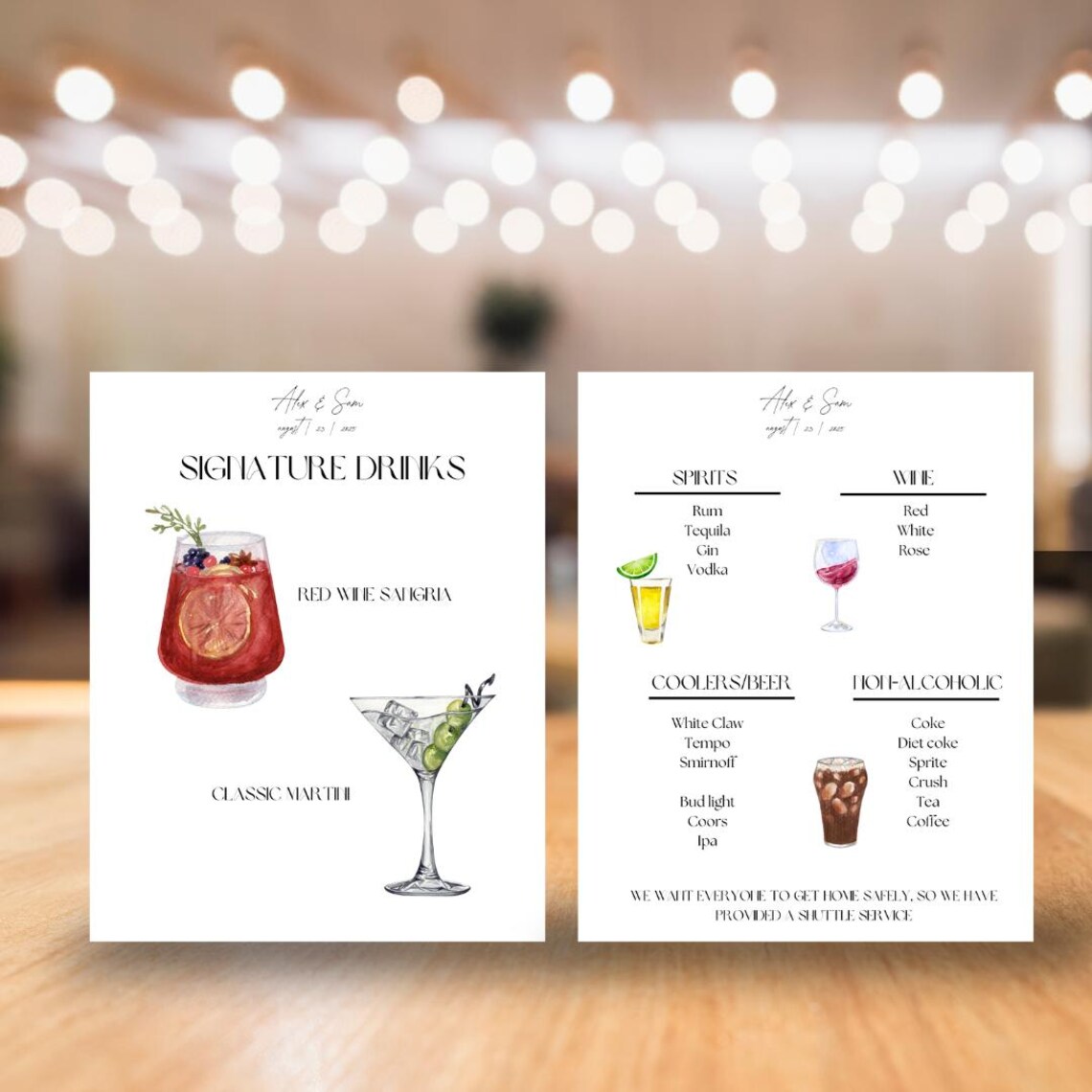 Etsy Bar Sign, Cocktail Bar Sign, Signature Cocktail Bar Sign, Wedding ...