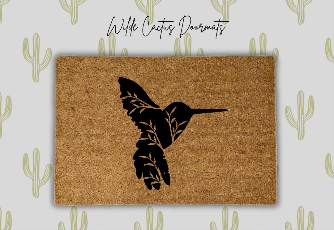 Hummingbird Doormat, Summer Doormat, Spring Doormat, Bird Door Mat ...