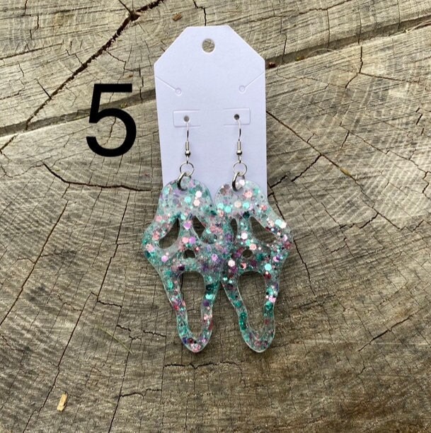 Ghostface Earrings Horror Movie Earrings Scream Earrings - Etsy