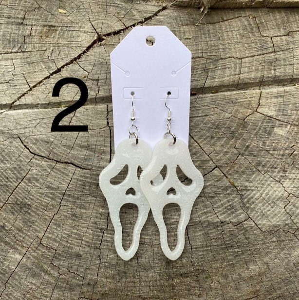 Ghostface Earrings Horror Movie Earrings Scream Earrings - Etsy