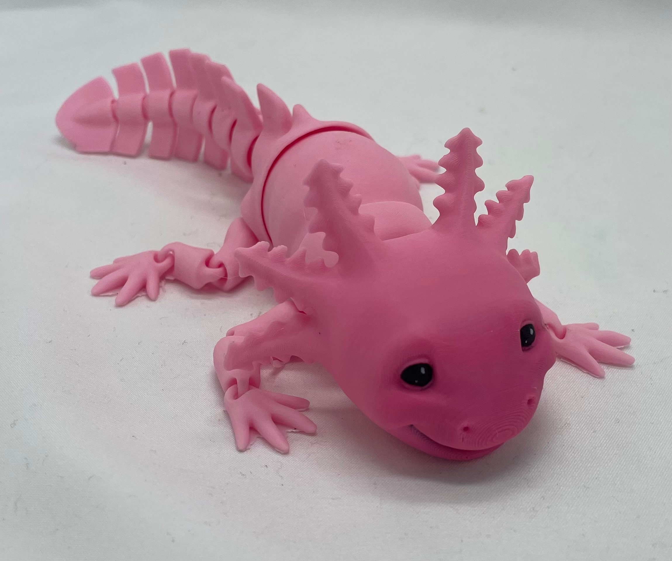 Adorable Articulated Axolotl - 3D Printed Articulated Desktop Pet ...