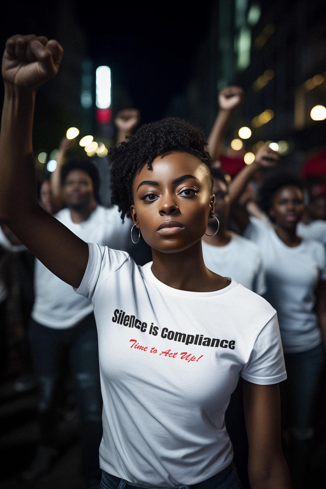 Black Lives Matter Activist Shirt Silence is Compliance T-shirt Social ...