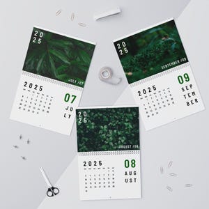 2025 Botanical Wall Calendar Minimalist Nature-inspired Monthly Planner ...
