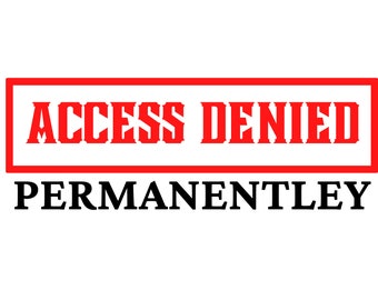Access Denied Poster - Etsy