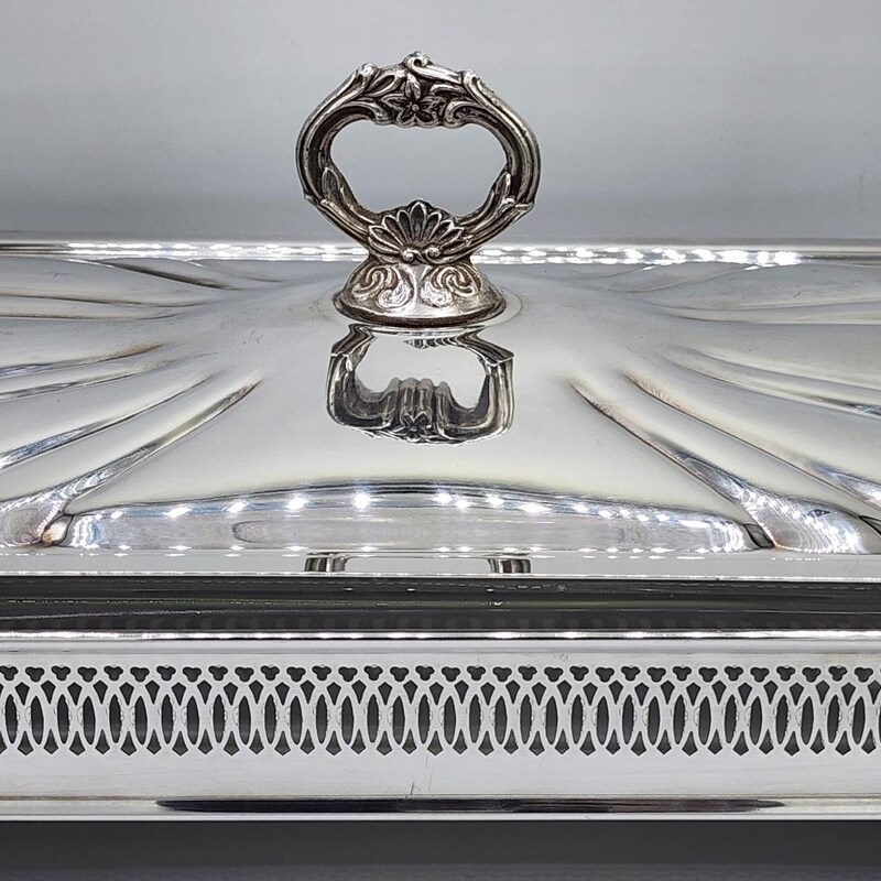 Silver Buffet Server - Etsy