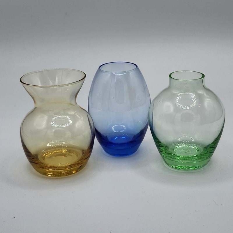 Colored Glass Vases - Etsy