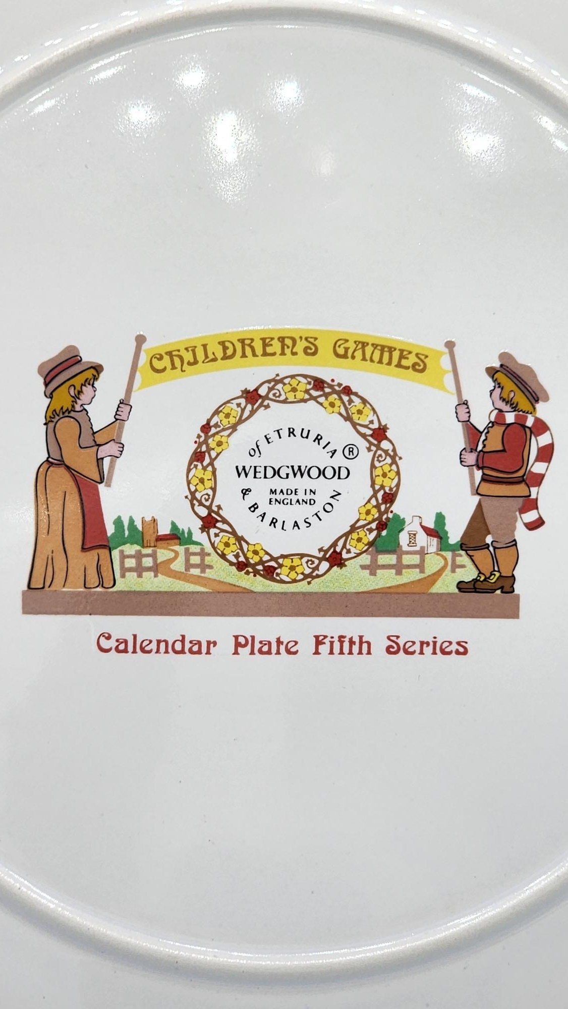 1975 Wedgwood Calendar Plate 5th Series Made in England - Etsy