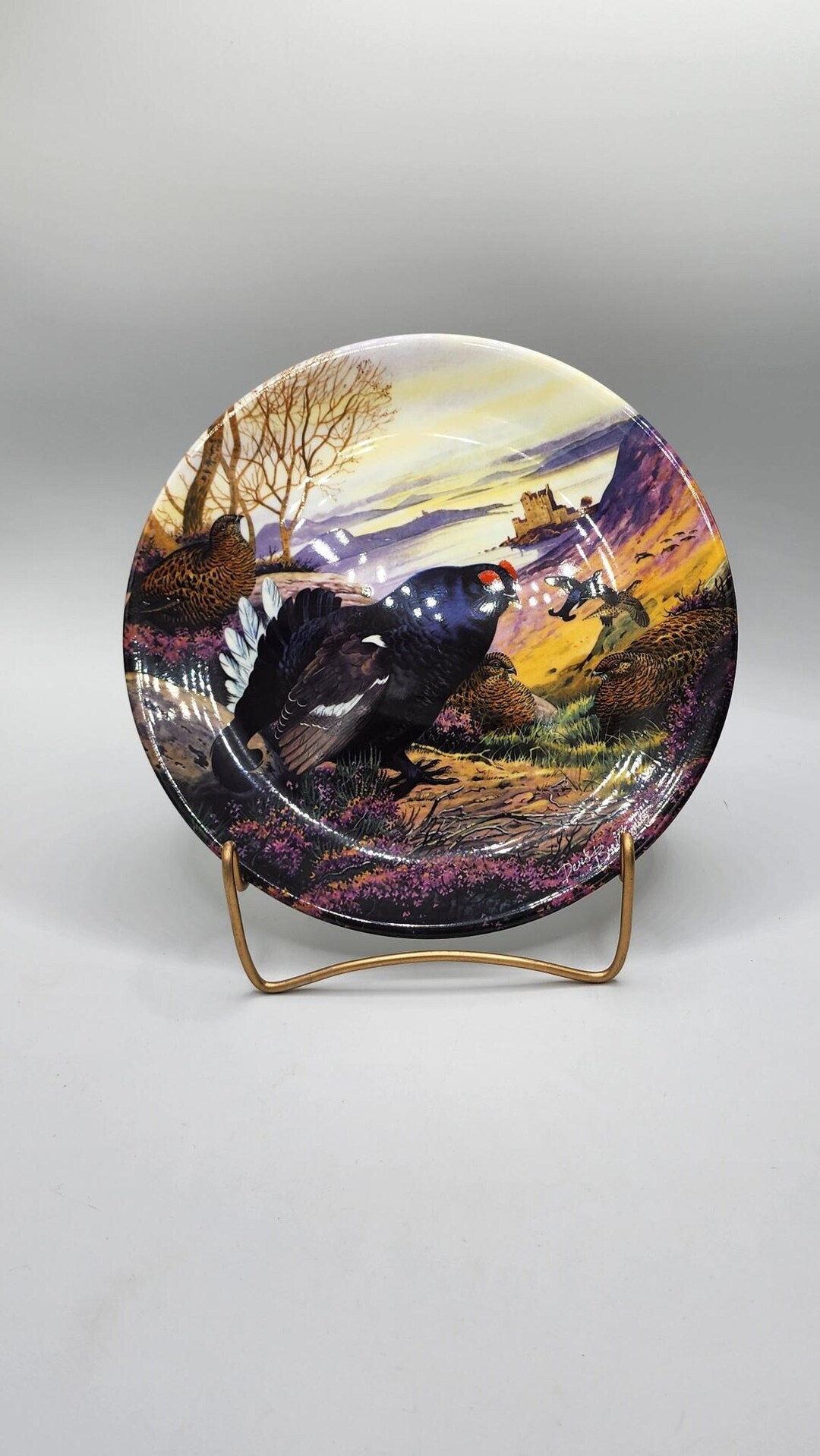 Royal Grafton "black Grouse" Bone China Collectors Plate- #B3204 ...