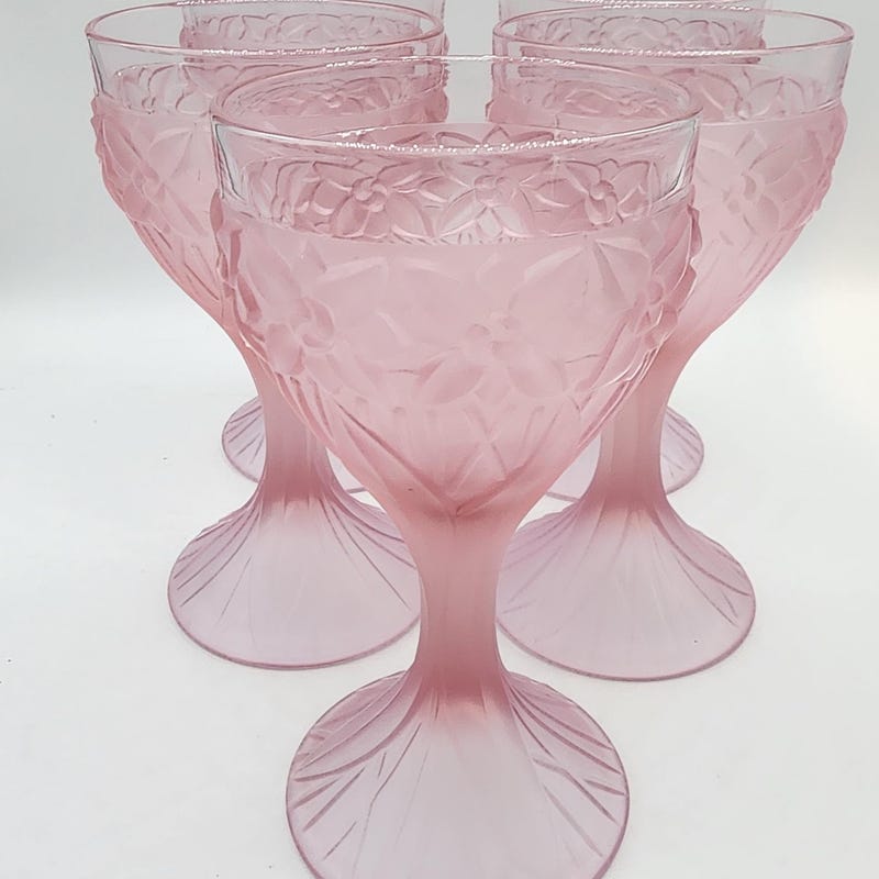 Pink Goblets - Etsy