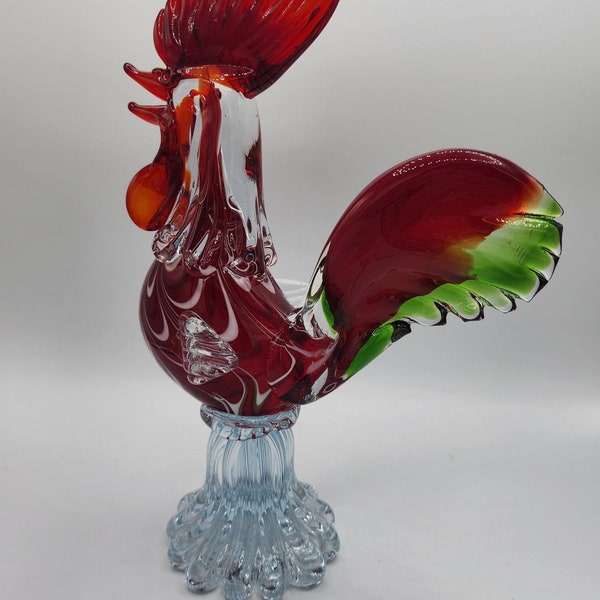 Murano Glass Rooster - Etsy
