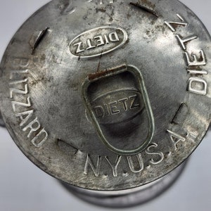 Vintage Dietz 2 Blizzard Oil Kerosene Lantern With Red Glass Globe Made ...