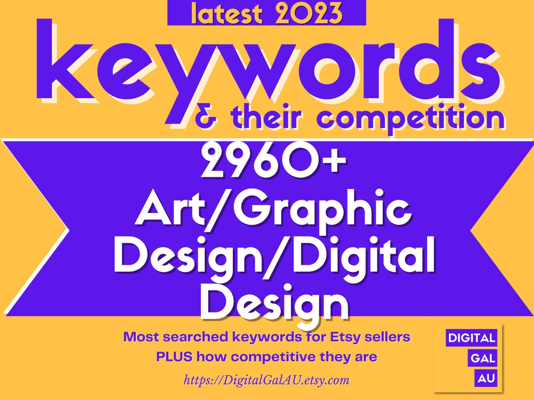 Keywords for Art Prints, Graphic Design SEO Copy Help for Etsy Seller ...