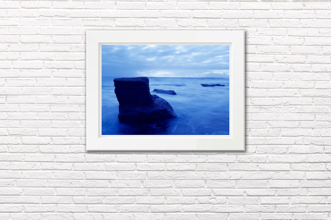 Coastal Warning Landscape Photography Fine Art Poster Sea Ocean Danger ...
