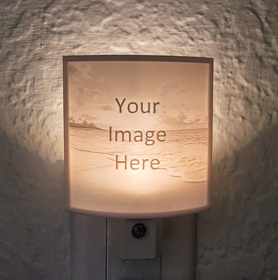 Custom Lithophane Night Light - Etsy