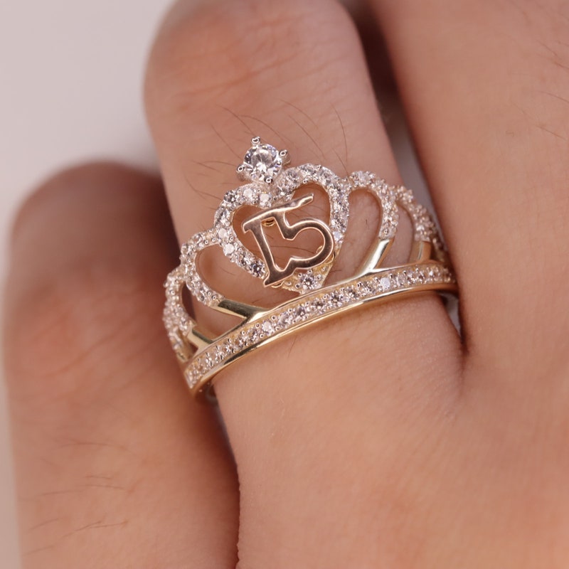Crown Ring - Etsy