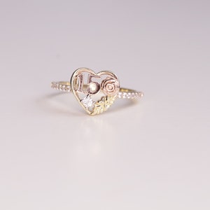 14K Solid Gold Quinceañera Ring / 14K Real Gold 15 Años Ring / Quince ...