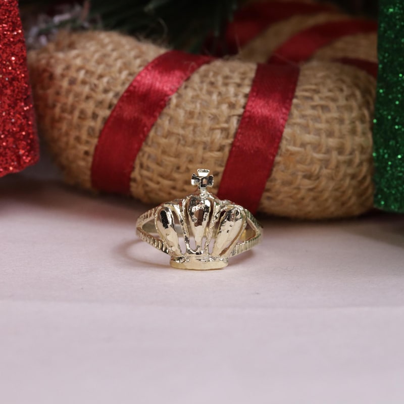 Mens Crown Ring Gold - Etsy