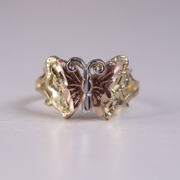 Gold Butterfly Ring - Etsy