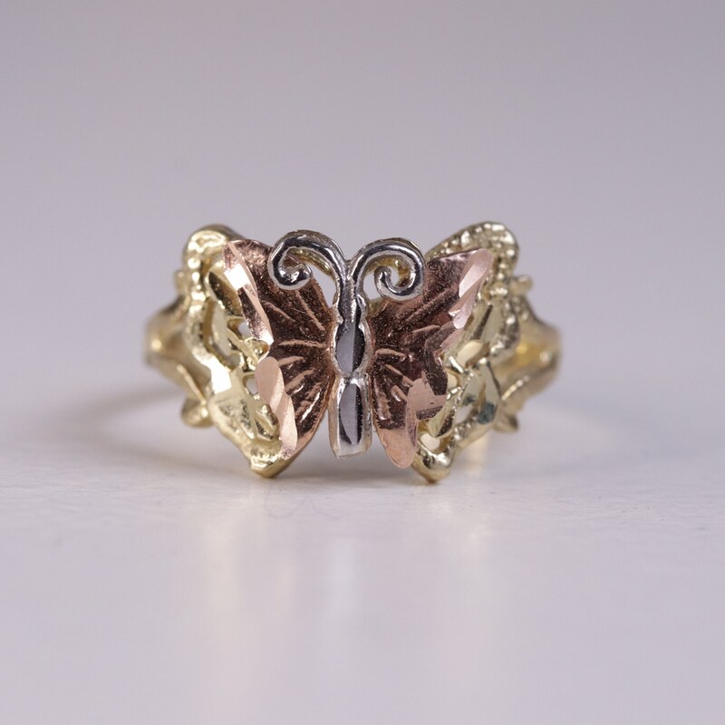 Gold Butterfly Ring - Etsy