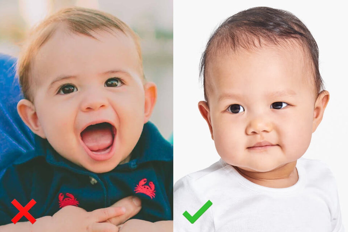 Custom Baby Passport Photo, USA & Green Card (digital Copy) - Etsy